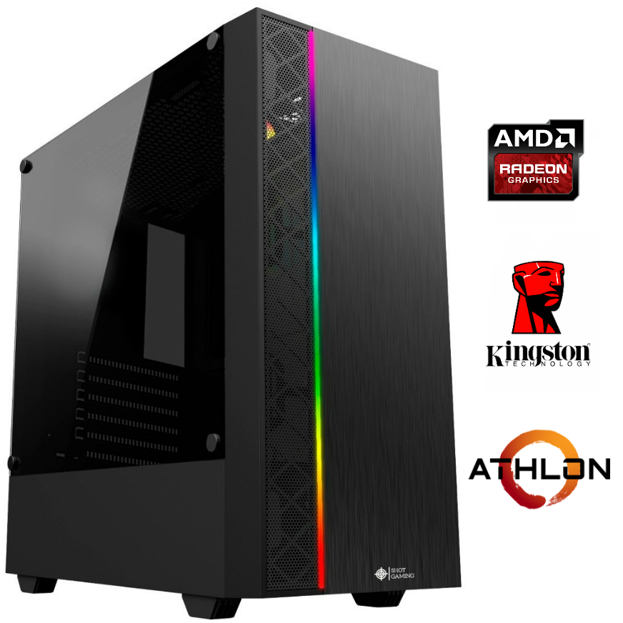 Equipo AMD Athlon 3000G – 8Gb – SSD – Radeon Graphics - Thot Computación