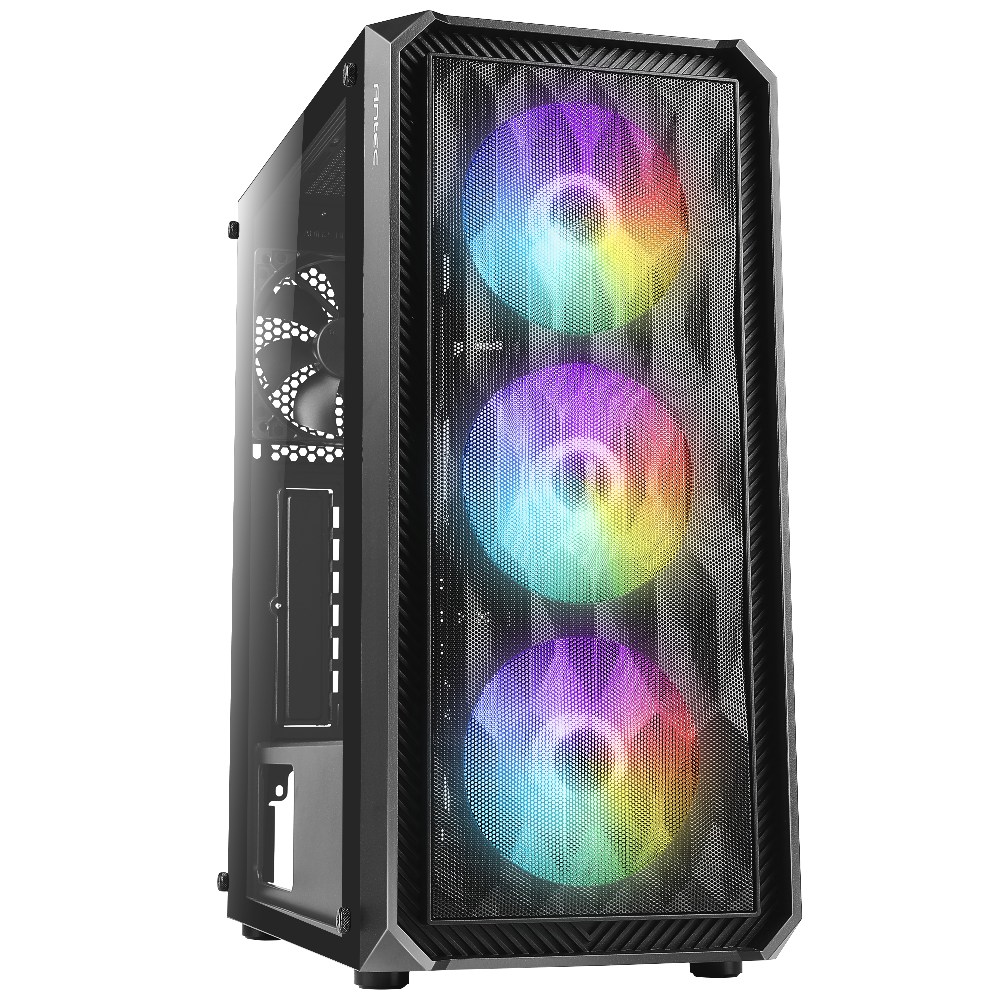 Gabinete Antec AX81 Elite - 4 fanes ARGB - Cristal templado - Thot ...