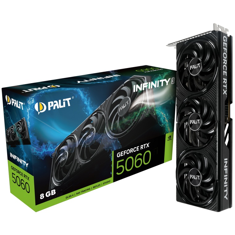GPU Palit Geforce RTX5060 Infinity 3 8Gb GDDR7 - Thot Computación