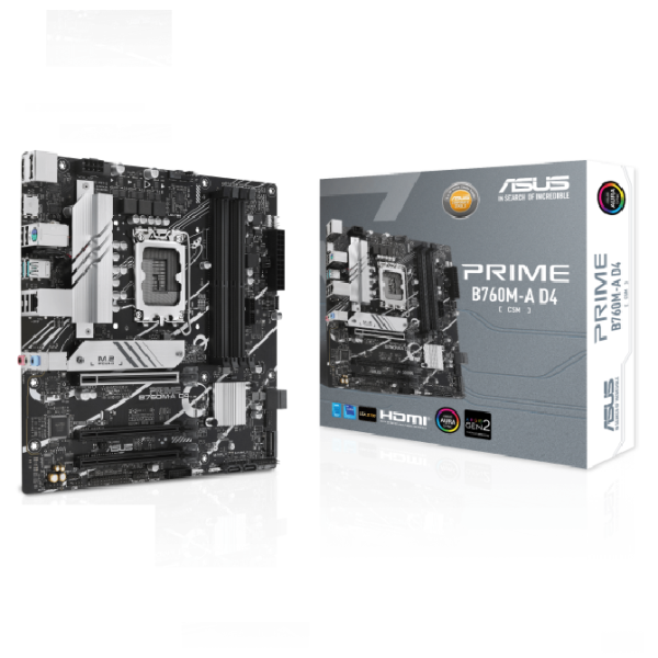 Mother Asus Prime B760M-A D4 CSM - Thot Computación