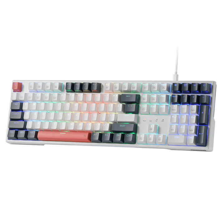 Teclado Redragon TRUNDLE K668WBO-RGB - Thot Computación