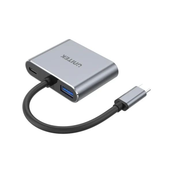 uHUB Unitek Q4+ Lite USB-C a HDMI/VGA/USB-C/USB-A - Thot Computación