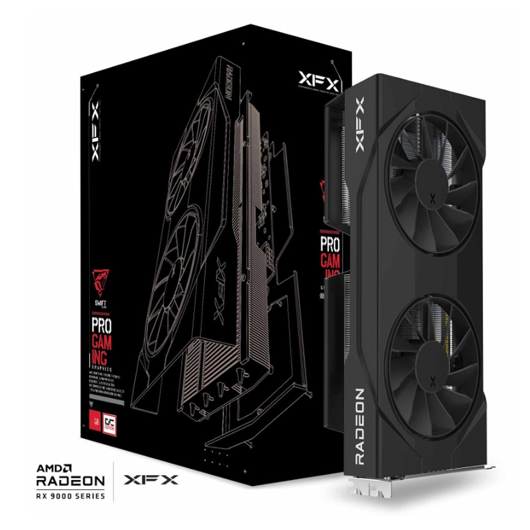 GPU XFX Swift Radeon RX9060 XT Gaming Edition OC 16Gb - Thot Computación